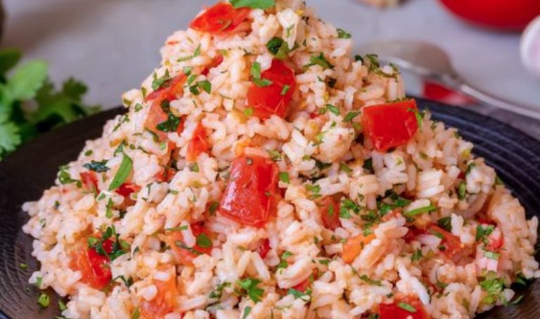 Rice with Cilantro and Tomatoes