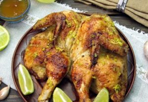 Chicken Tobacco (Tapaka) With Lime