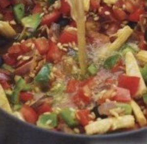 Paella with Vegetables and Cashews