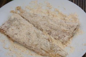 Fried Fish in Oatmeal Breading