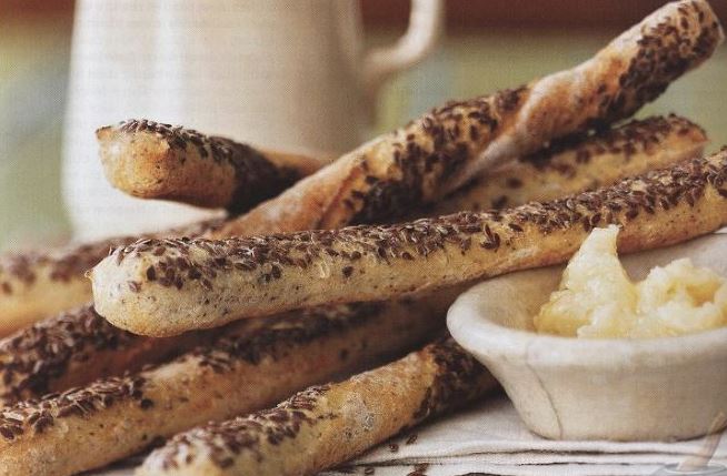 Rye Grissini (Bread Sticks)