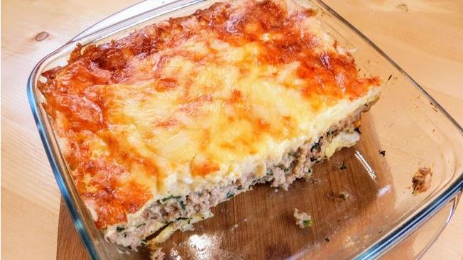Minced Meat – Bread Casserole