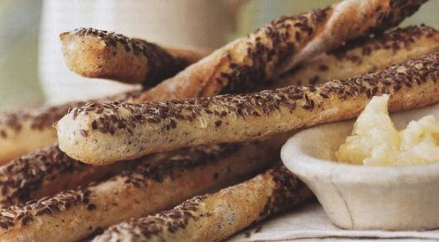 Rye Grissini (Bread Sticks)