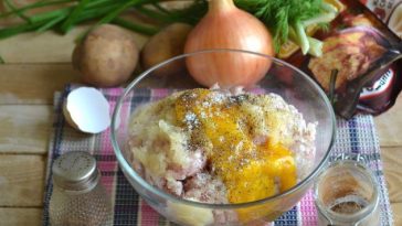 Meat Casserole “Tasty Volcano”