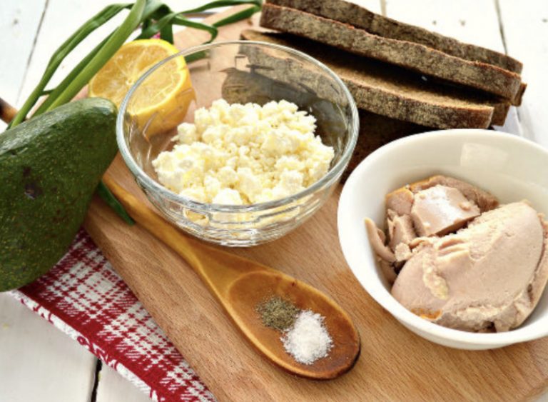 Tartini with Avocado and Cod Liver Mousse