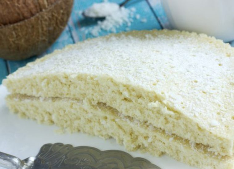 Coconut Biscuit in the Microwave