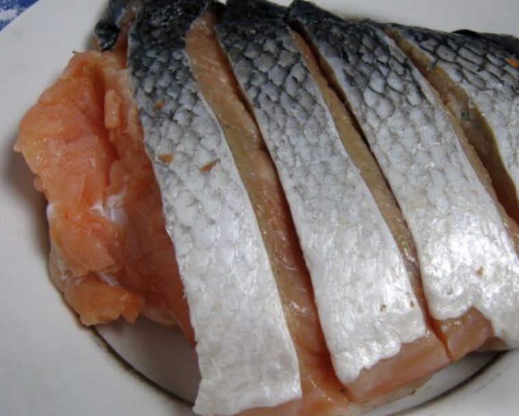 Homemade Salted Salmon