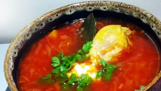 Borscht with Chicken