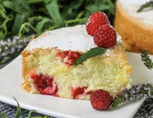 Charlotte with Raspberries