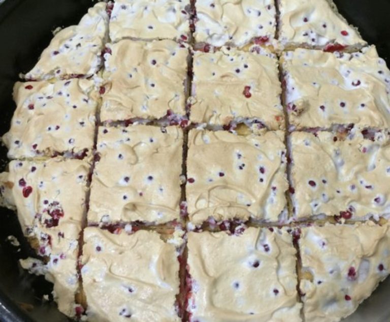 Redcurrant and Meringue Pie