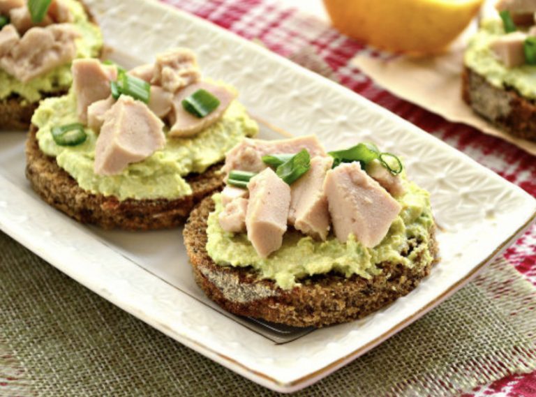 Tartini with Avocado and Cod Liver Mousse