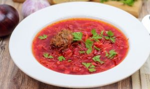Red Borscht with Beef