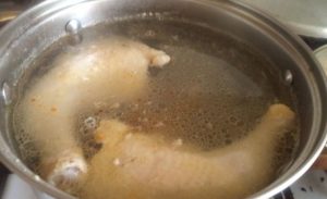 Red Borscht with Chicken