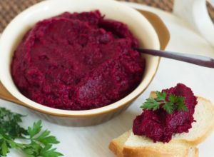 Beetroot Pate with Canned Beans