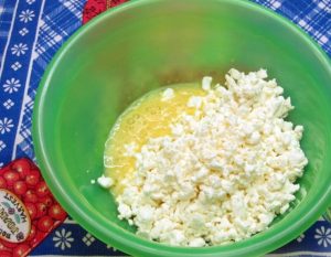 Fried Cottage Cheese with Herbs