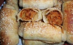 Puff Pastries with Cabbage