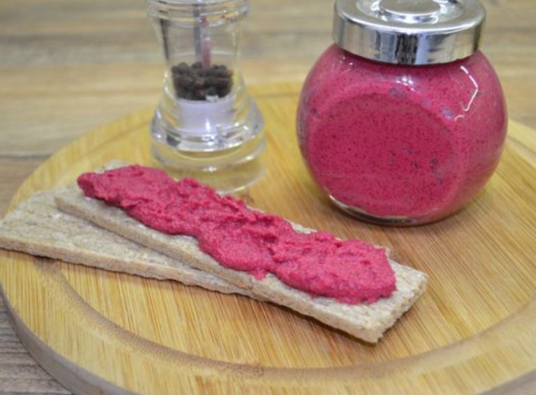 Beetroot, Boiled Egg and Cheese Pate