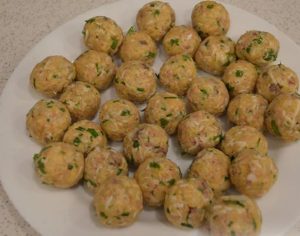 Snack Balls with Cod Liver