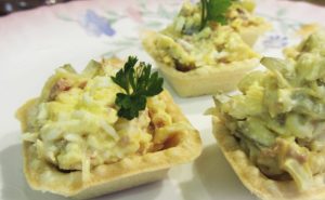 Cod Liver Tartlets