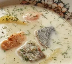 Finnish Ukha (Kalakeitto)