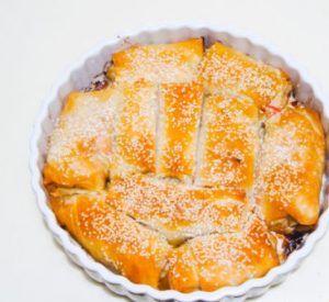 Chicken Strudel with Young Cheese