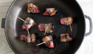 Canapes with Bacon and Prunes