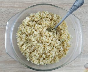 Bulgur with Lemon, Garlic and Dill (in the Microwave)