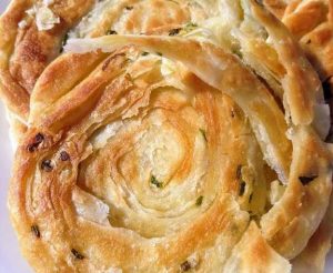 Chinese Puff Pastry with Green Onions