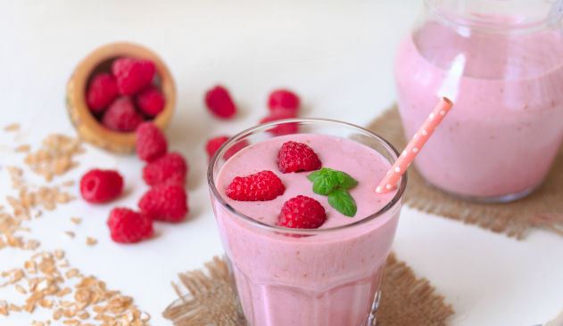 Raspberry Banana Smoothie