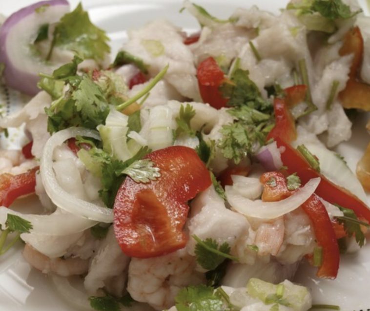 Ceviche (One Option) Peruvian Cuisine