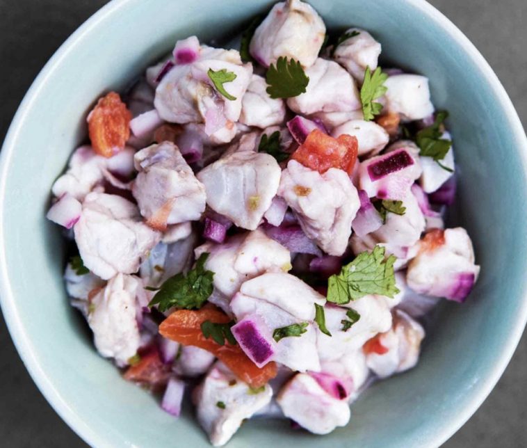 Ceviche with Red Perch Fillet
