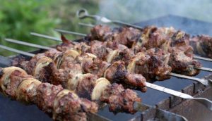 Lamb Kebab with Mint