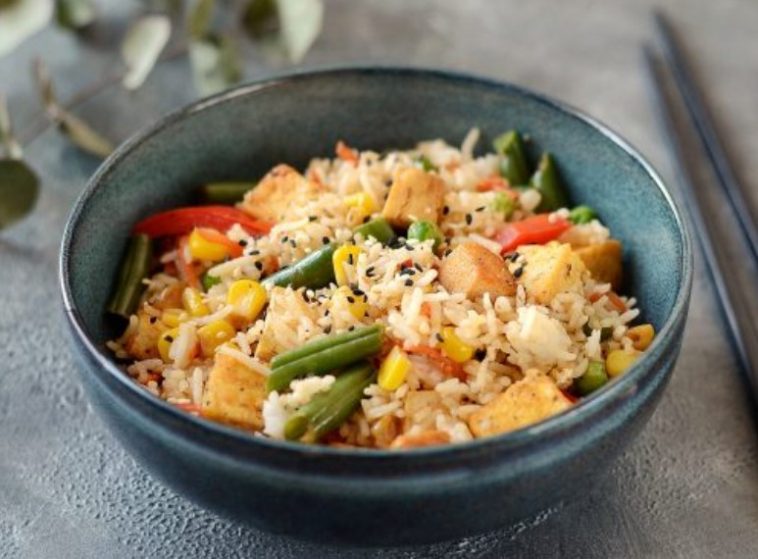 Rice with Tofu and Vegetables
