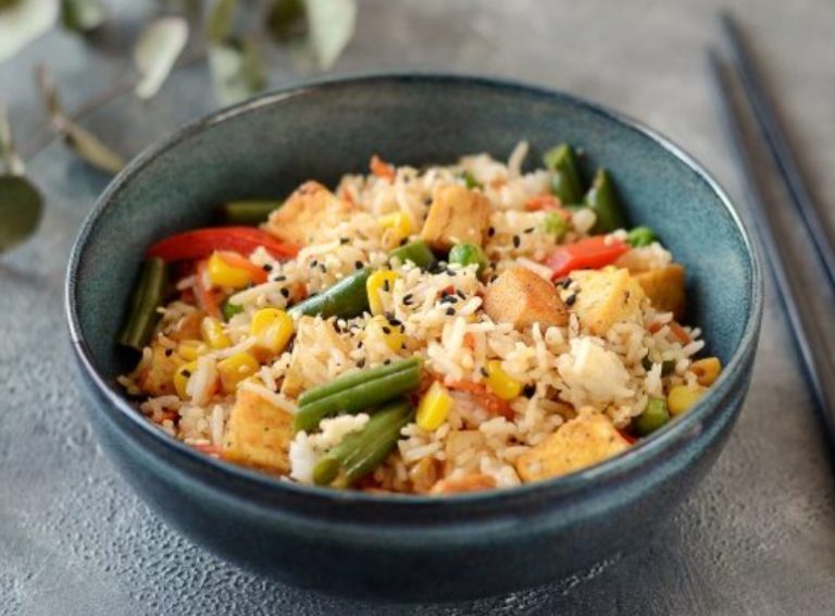 Rice with Tofu and Vegetables