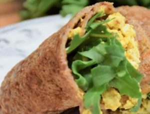 Vegan Burrito with Pancakes