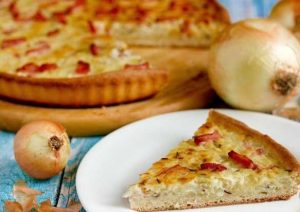Smoked Meat German Onion Pie