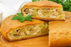 Kurnik with Potatoes