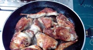 Stewed Rabbit with Potatoes and Cheese