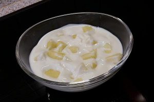 Apple and Yogurt