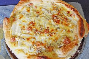 Asparagus Cake with Pine Nuts