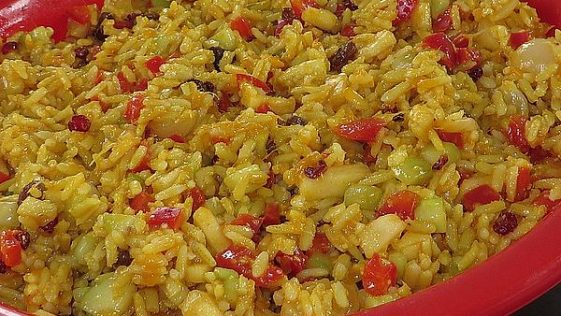 Fruity Tuna Curry Rice Salad - Boss Kitchen