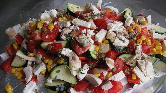 Vegetable Parcel with Mozzarella - Boss Kitchen