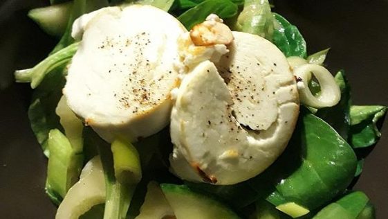 Iceberg Lettuce with Goat Cheese and Mustard - Honey Sauce - Boss Kitchen