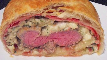 Mediterranean Pork Fillet in Puff Pastry - Boss Kitchen