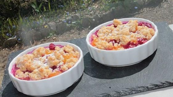 Red Currant Crumble Cake - Boss Kitchen