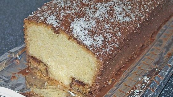 Coconut Bounty Cake from Tray - Boss Kitchen