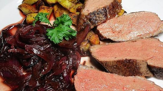 Duck Breast with Red Wine Sauce - Boss Kitchen